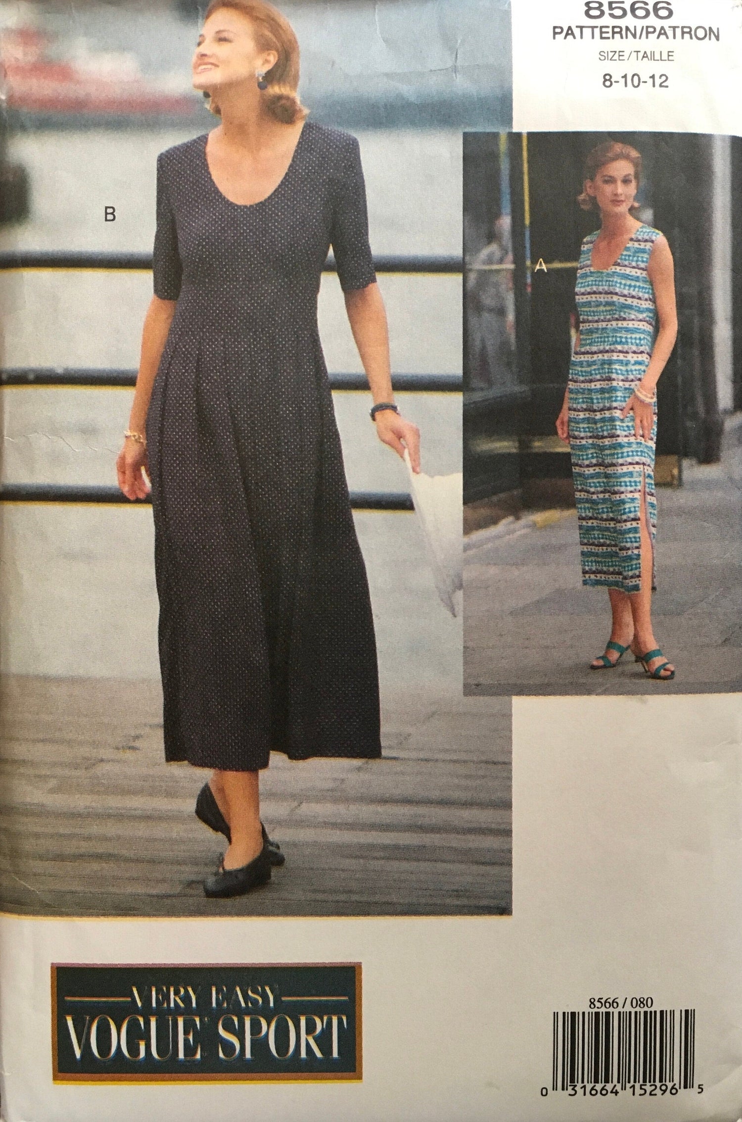 Vogue 8566 Sewing Pattern (Vintage) CUT – ANAPACLOTHING